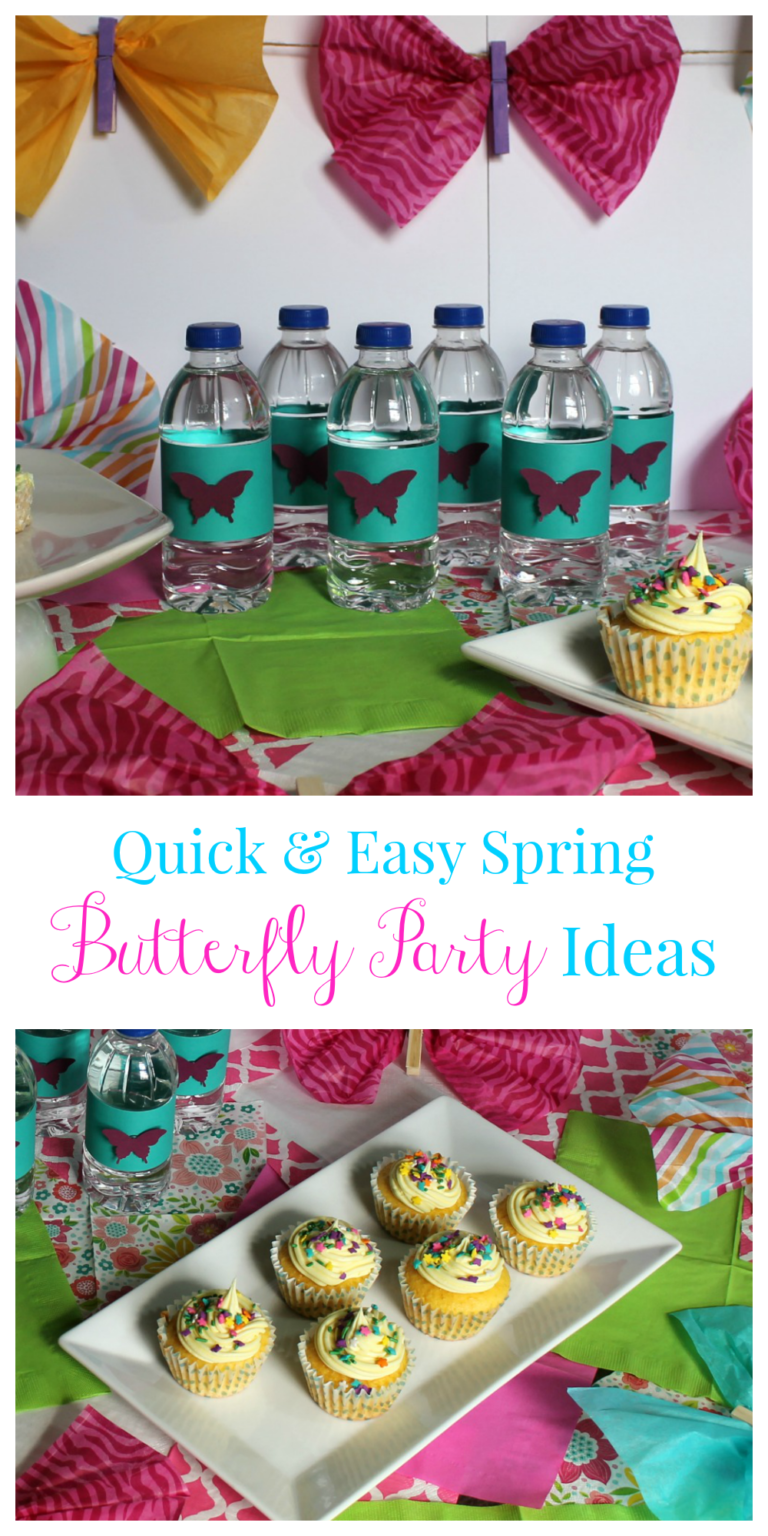 Quick & Easy Spring Butterfly Party Ideas - Outnumbered 3 to 1