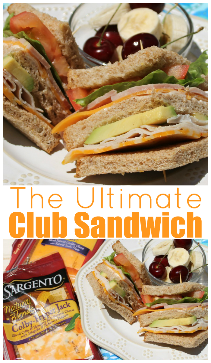 The Ultimate Club Sandwich is a Summertime Favorite - Outnumbered 3 to 1