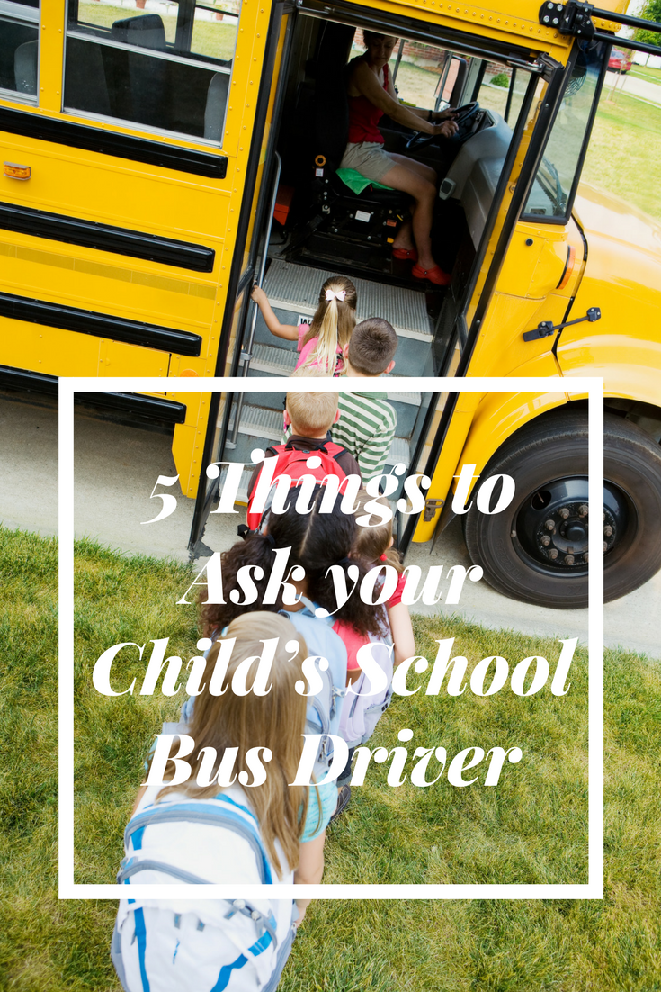 5 Things to Ask your Child's School Bus Driver - Outnumbered 3 to 1