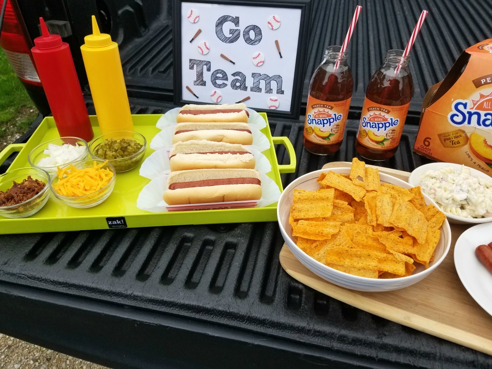 Simple Hot Dog Bar and Tailgate Tips - Outnumbered 3 to 1