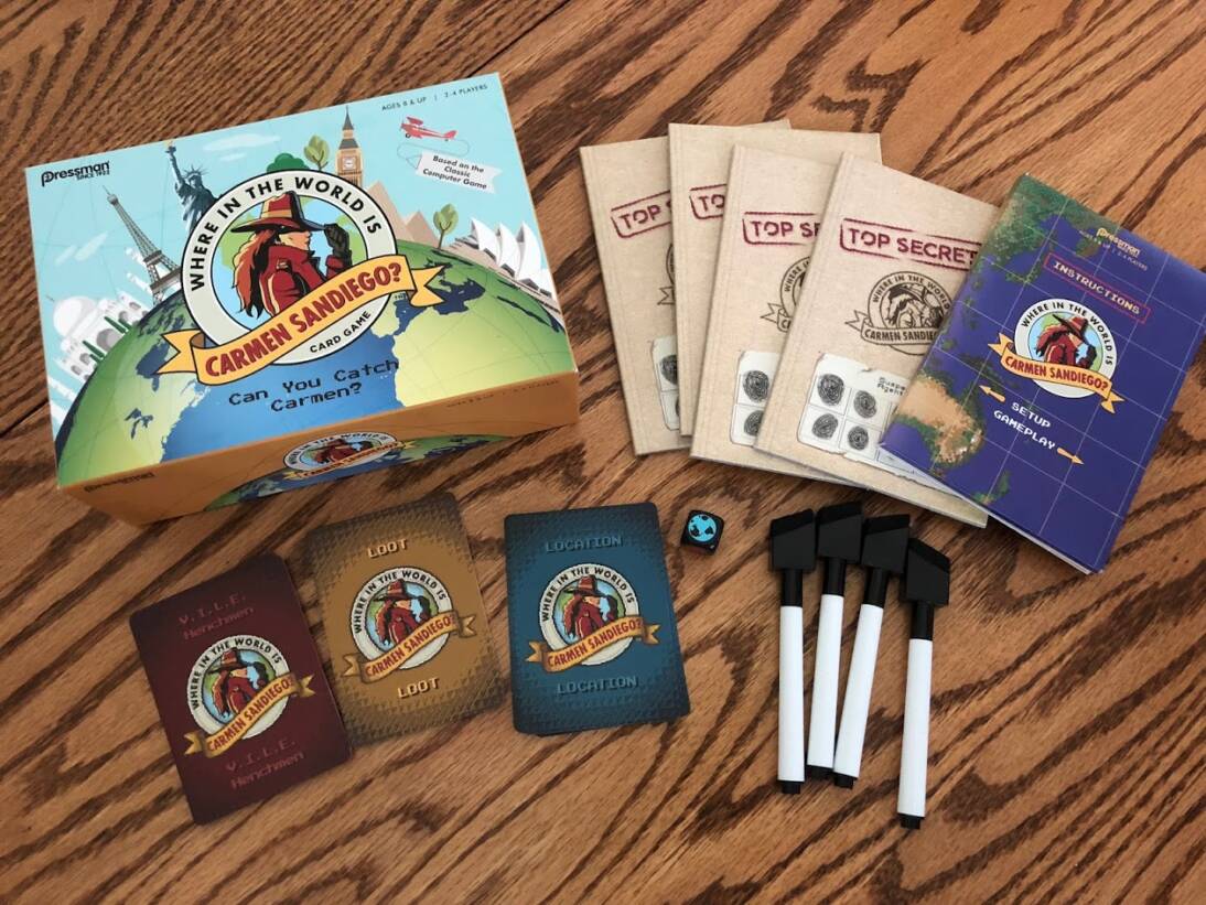 Where in the World is Carmen Sandiego Card Game - Outnumbered 3 to 1
