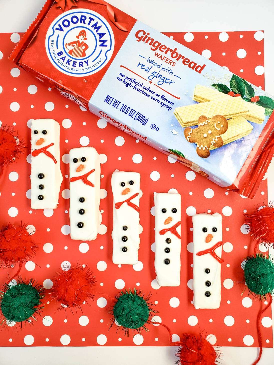 Easy Snowman Cookies & No Fuss Cookie Platter - Outnumbered 3 to 1