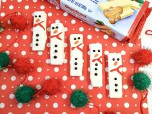 Easy Snowman Cookies & No Fuss Cookie Platter - Outnumbered 3 to 1