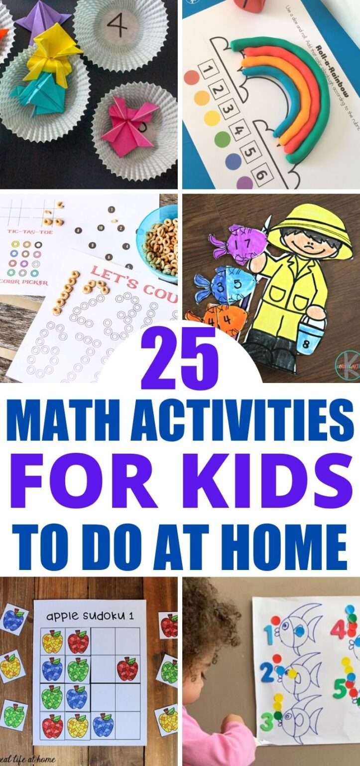 25+ Math Activities Online for Kids to Do at Home - Outnumbered 3 to 1
