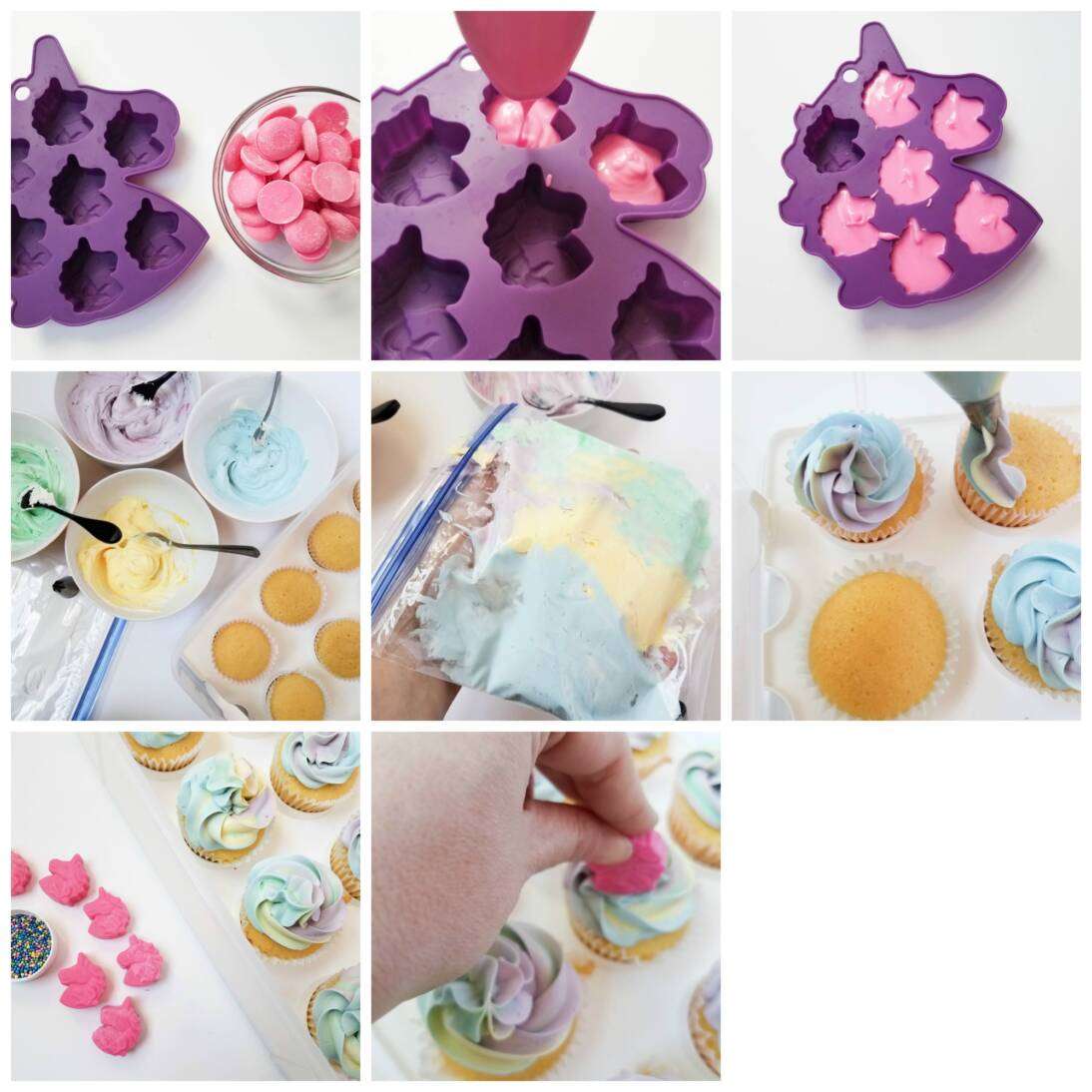 Unicorn Cupcakes - Outnumbered 3 to 1