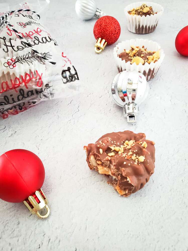 Chocolate Nut Clusters - Outnumbered 3 to 1